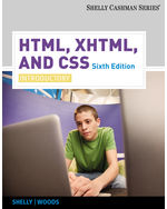 HTML, XHTML, and CSS, 6th Edition - Cengage