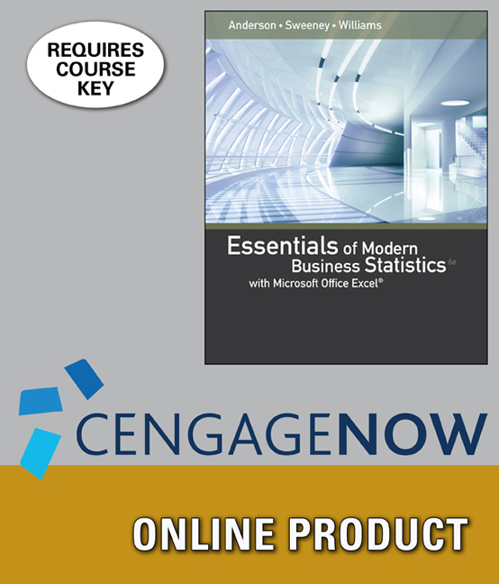 CengageNOW for Essentials of Modern Business Statistics with Microsoft ...