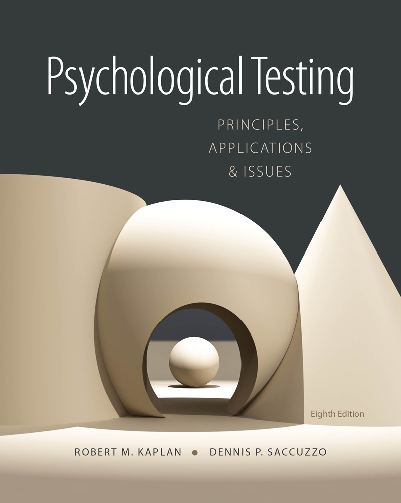 Psychological Testing: Principles, Applications, and Issues, 8th ...
