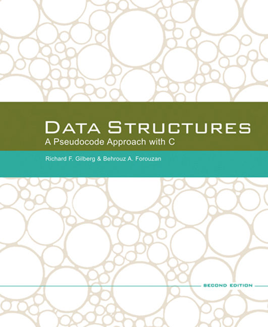 Data Structures A Pseudocode Approach With C 2nd Edition