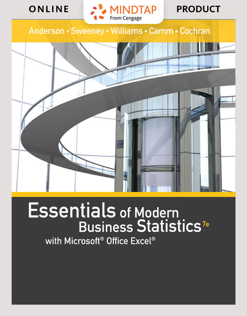 MindTap for Essentials of Modern Business Statistics with Microsoft ...