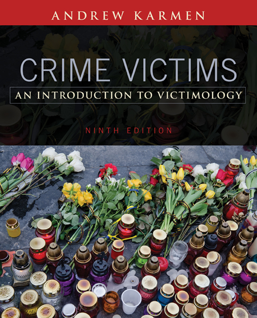 Crime Victims An Introduction To Victimology 9th Edition Cengage