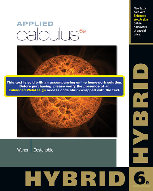 Applied Calculus, 6th Edition - Cengage