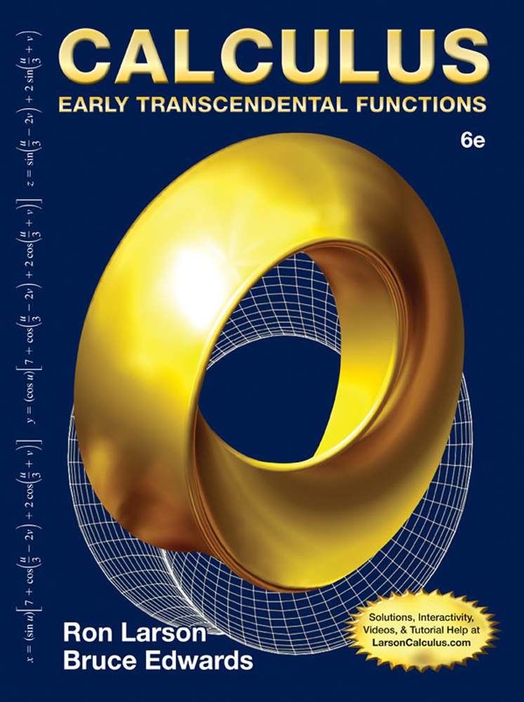Calculus: Early Transcendental Functions, 6th Edition - 9781285774770 ...