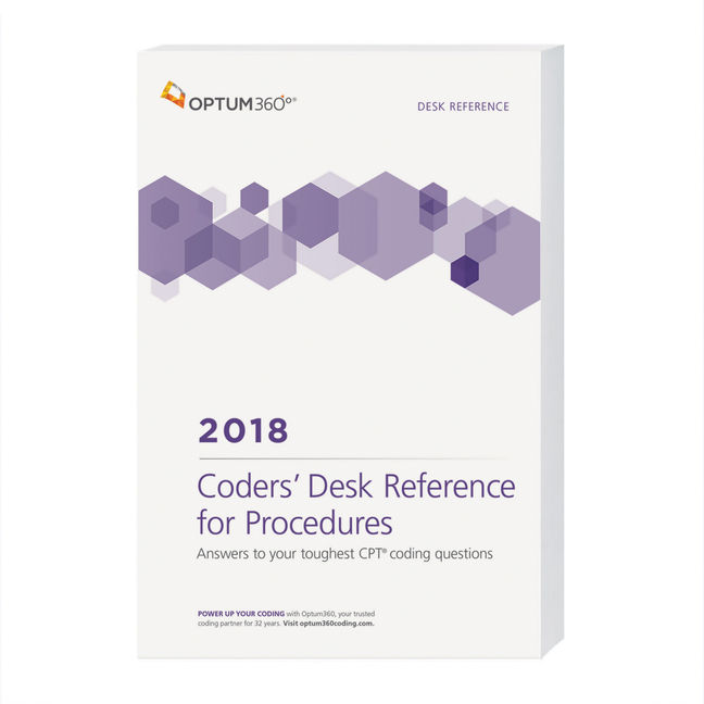 Coder's Desk Reference for Procedures (CPT) 2018, 1st Edition - Cengage