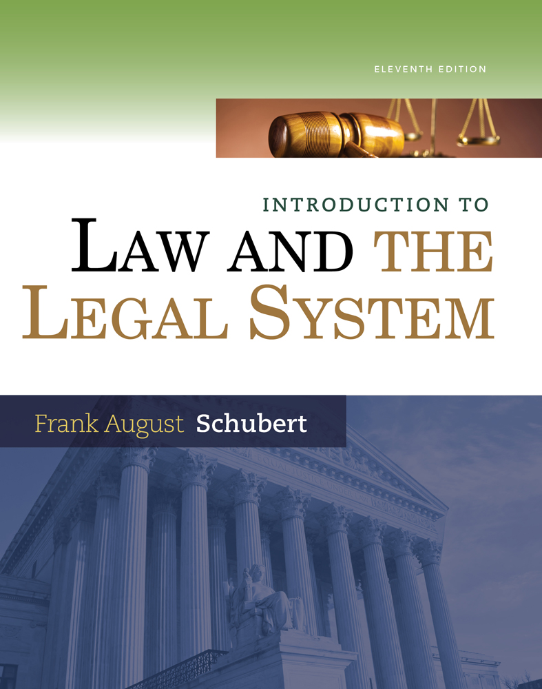 Introduction to Law and the Legal System, 11th Edition - 9781285438252 ...