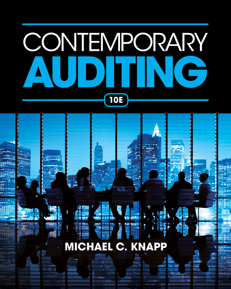 Contemporary Auditing, 10th Edition - Cengage