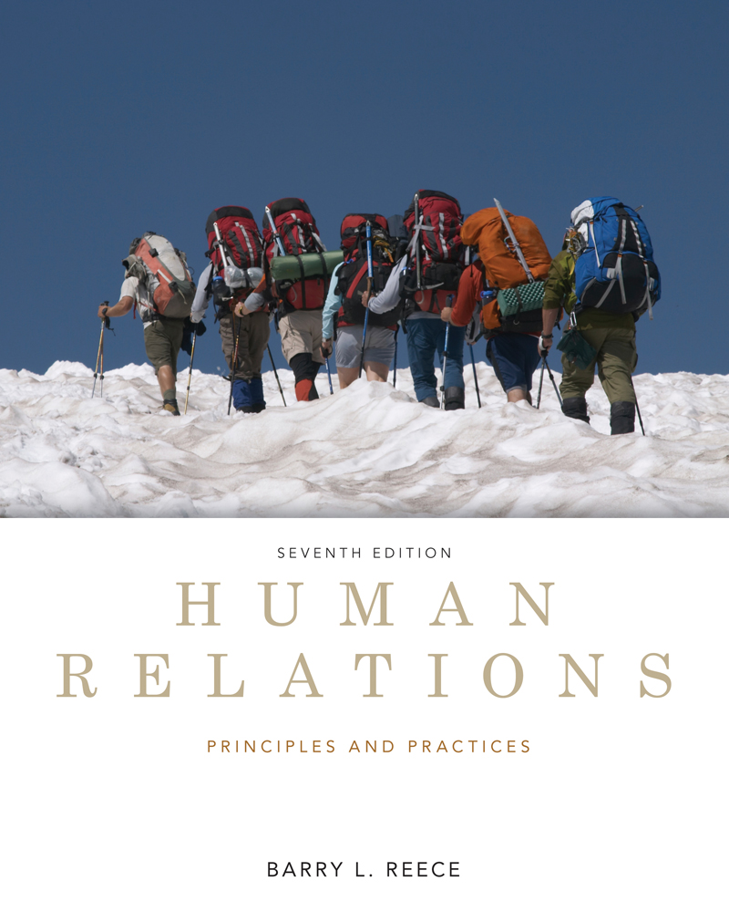 Human Relations: Principles and Practices, 7th Edition - 9780538481670 ...