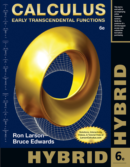 Calculus: Early Transcendental Functions, 6th Edition - Cengage