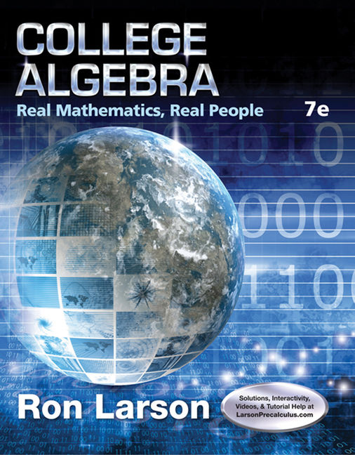 WebAssign for College Algebra: Real Mathematics, 7th Edition ...
