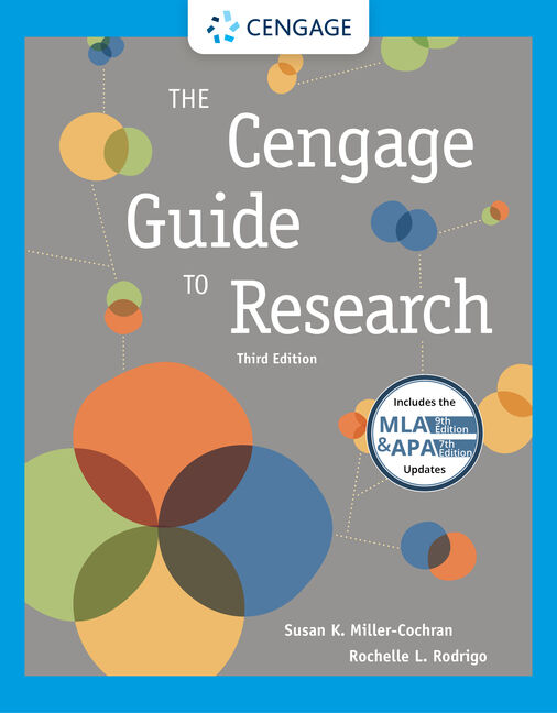 The Cengage Guide to Research, 2016 MLA Update, 3rd Edition - Cengage