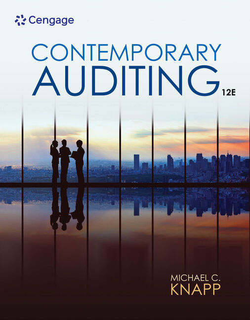 Contemporary Auditing, 12th Edition - 9780357515402 - Cengage