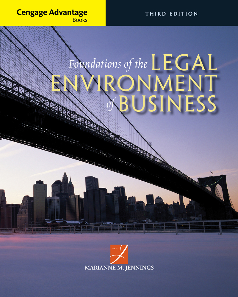 Cengage Advantage Books: Foundations of the Legal Environment of ...
