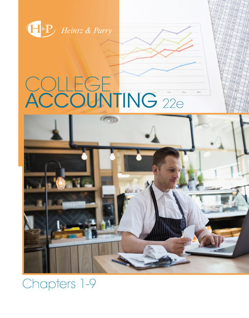 College Accounting, Chapters 1-27, 22nd Edition - Cengage