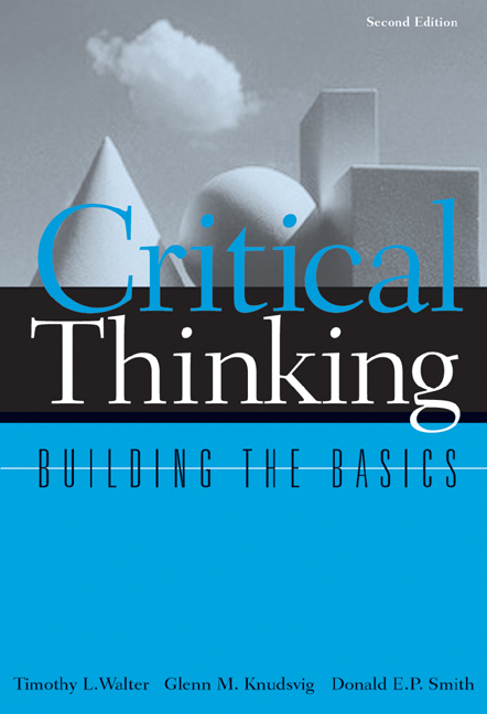 Critical Thinking: Building the Basics, 2nd Edition - Cengage