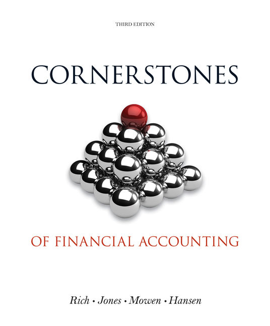 CengageNOW for Cornerstones of Financial Accounting, 3rd Edition ...