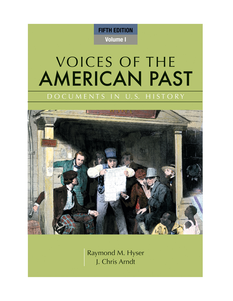 Voices of the American Past, Volume I, 5th Edition - 9781111341244 ...