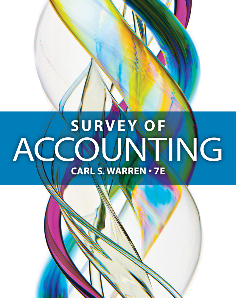 Survey of Accounting, 7th Edition - 9781285183480 - Cengage