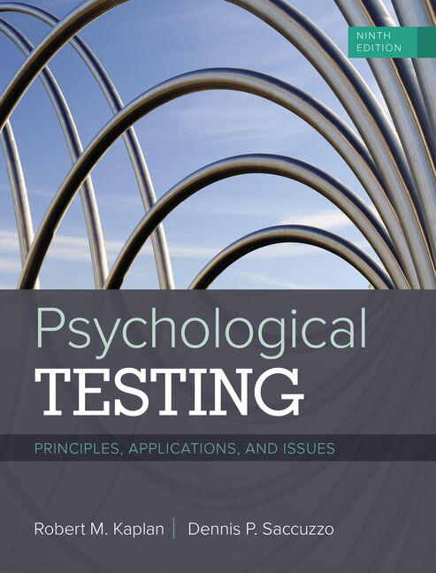Psychological Testing: Principles, Applications, and Issues, 9th ...