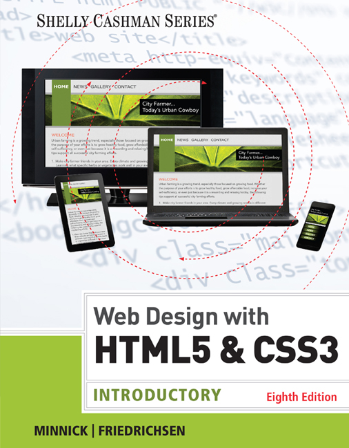 Web Design with HTML & CSS3: Introductory, 8th Edition - Cengage