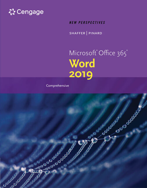 New Perspectives Microsoft® Office 365 & Word 2019 Comprehensive, 1st ...