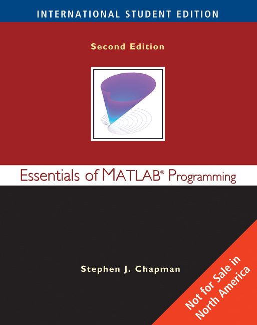 Essentials of MATLAB® Programming, International Edition ...
