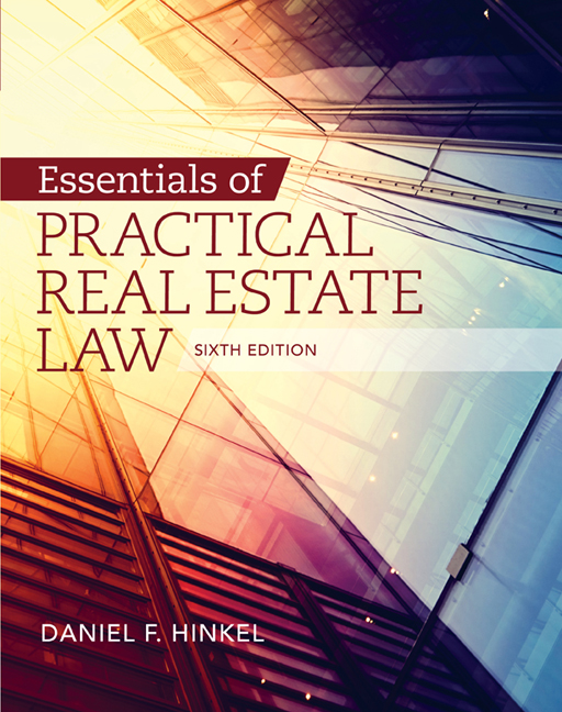 Essentials Of Practical Real Estate Law 9781285448381 Cengage