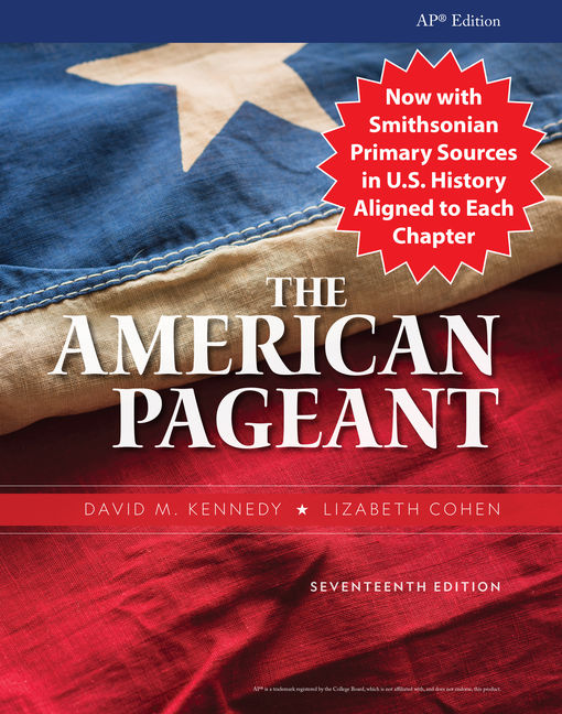 The American Pageant, 17th Edition - 9781337915571 - Cengage