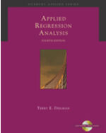 Applied Regression Analysis, 4th Edition - 9780534465483 - Cengage