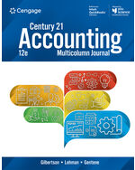 Century 21 Accounting: Multicolumn Journal, 12th Student Edition