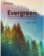 Evergreen: A Guide to Writing with Readings, 12th Student Edition